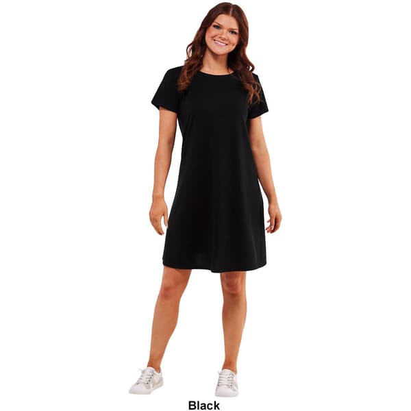 Womens Architect® Short Sleeve Solid Shift Dress - Boscov's
