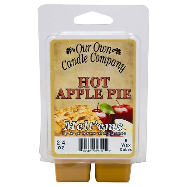 Our Own Candle Company Apple Pie 6-Cube Wax Melt - Boscov's