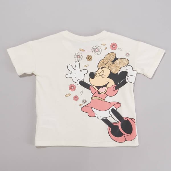 Toddler Girl Disney® Minnie Mouse Flowers Top & Bike Shorts Set - Boscov's