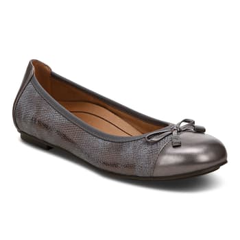 Womens Vionic® Minna Metallic Ballet Flats - Boscov's