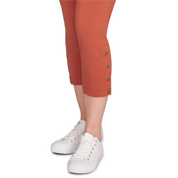 Womens Skye’s the Limit Spicy Graphic Solid Tech Pull On Pants - Boscov's