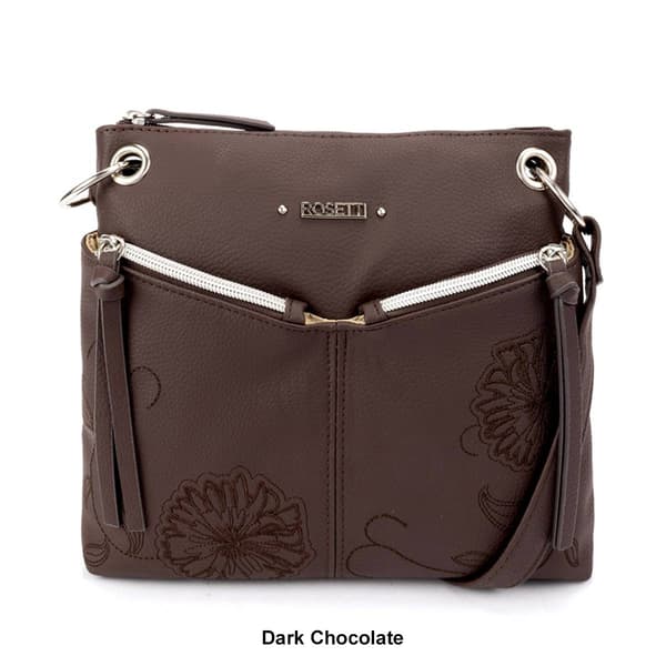 Rosetti® Ella Embroidered Floral Crossbody - Boscov's