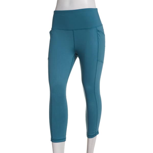 Womens RBX Peach Interlock Capris - Gypsy Teal - Boscov's