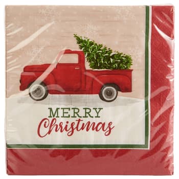 50ct. Red Truck Paper Napkins - Boscov's