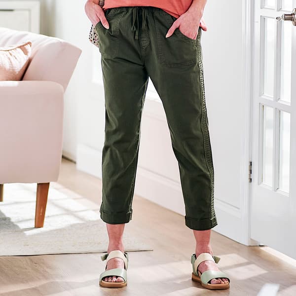 Petite Architect® Garment Washed Capri Pants - Boscov's