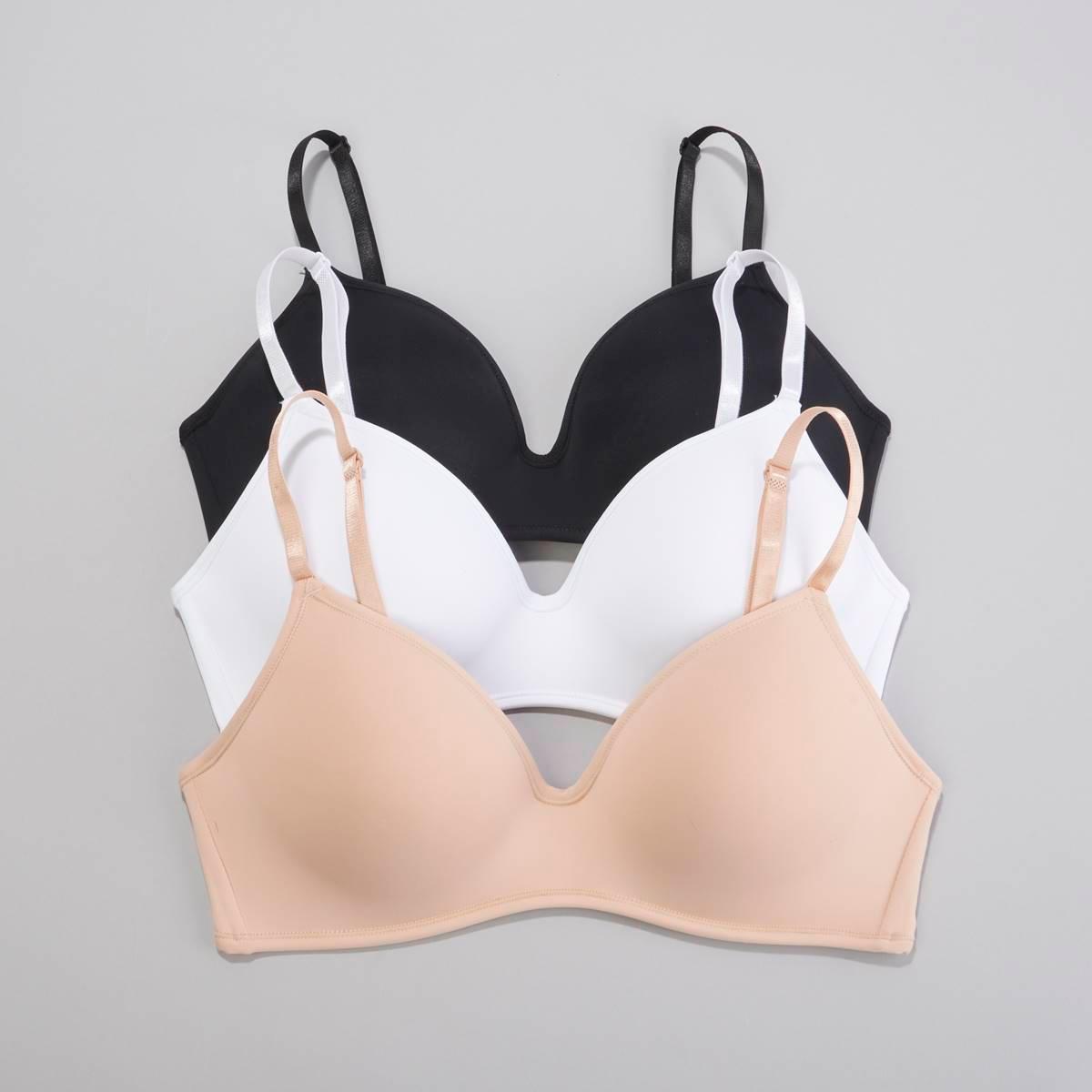 Womens René Rofé® 3pk. The Weekender Wire Free Bra B26009H3-NWB - Boscov's