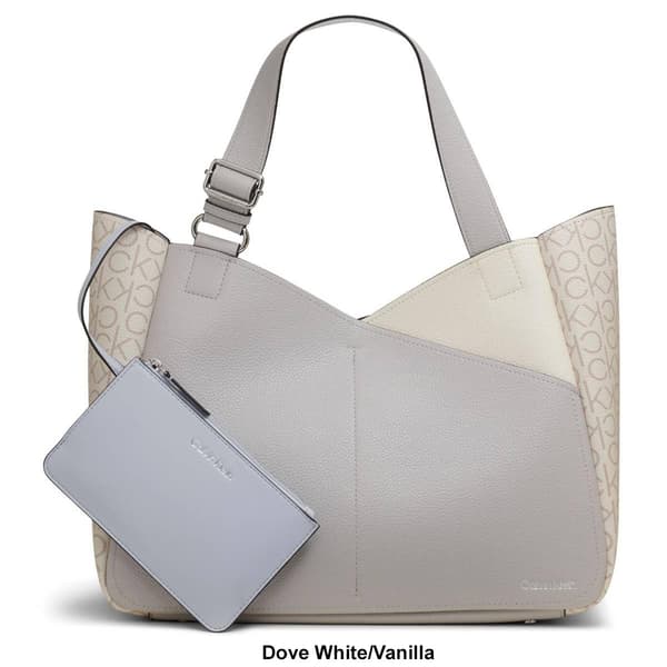 Calvin Klein Zoe Color Block Logo Tote - Boscov's