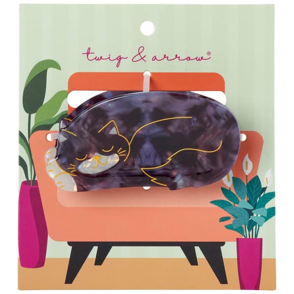 Womens Twig & Arrow Sleeping Cat Claw Clip - Boscov's