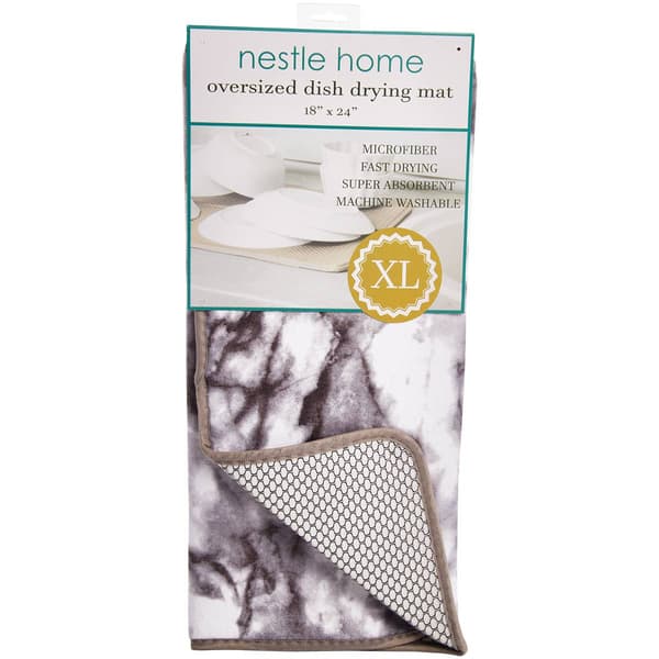 Extra Large Reversible Drying Mats - Grey - Boscov's