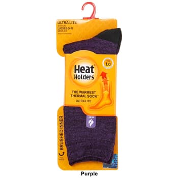 Womens Heat Holders® Ultra Lite Twist Crew Socks - Boscov's