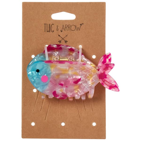 Womens Twig & Arrow Happy Fish Claw Clip - Boscov's