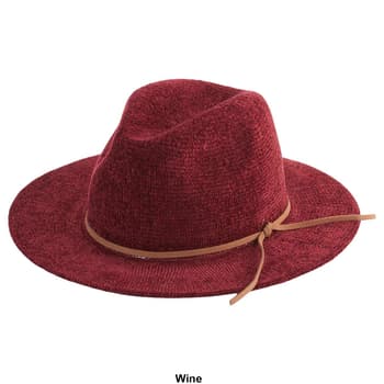 Womens Madd Hatter Chenille Panama Tie Hat - Boscov's