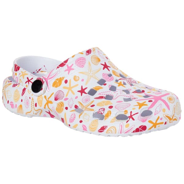 Big Girls Foam Walk® Starfish & Seashell Clogs - Boscov's
