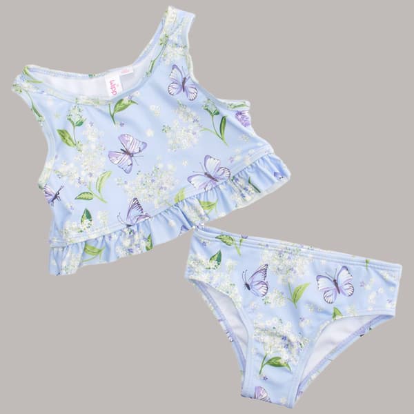 Toddler Girl Wippette® 2pc. Butterfly Floral Tankini Swim Set - Boscov's