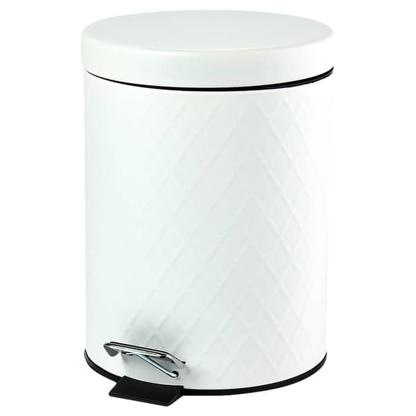 Bombay 5-Liter Embossed Diamond Trash Can - Boscov's