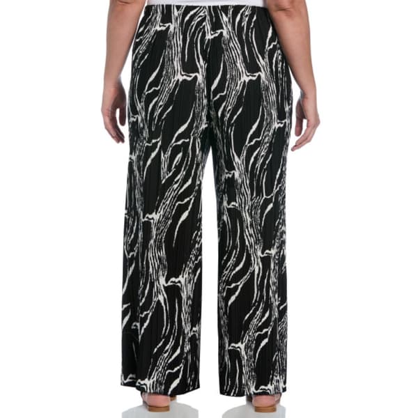 Plus Size Rafaella® Ripple Plisse Pull-On Pants - Boscov's