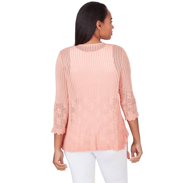 Plus Size Emaline Mycenae Solid 3/4 Sleeve Cardigan Sweater - Boscov's