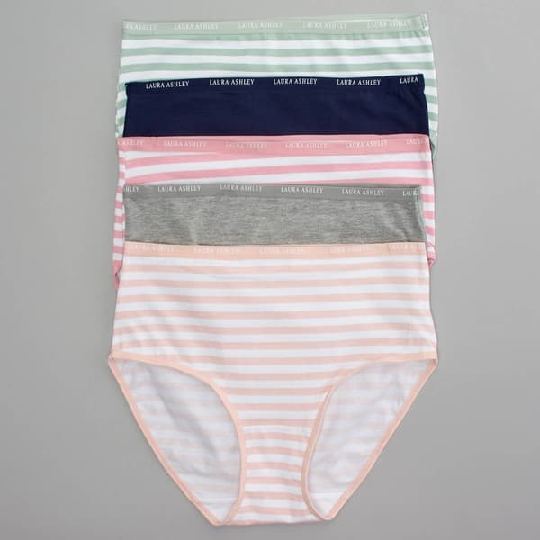 Womens Laura Ashley® 5pk. Seamless Brief Panties LS9221-5PKMX - Boscov's