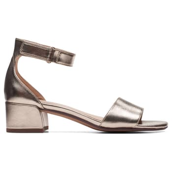 Womens Clarks® Collections Caroleigh Anya Metallic Sandals - Boscov's