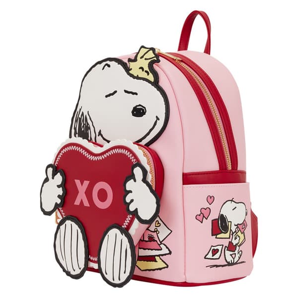 Womens Loungefly Snoopy XO Valentine’s Day Mini Backpack - Boscov's