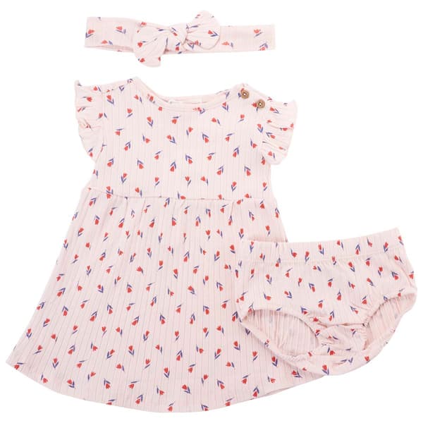 Baby Girl (12-24M) Willow & Whimsy® Tulip Dress & Diaper Cover - Boscov's