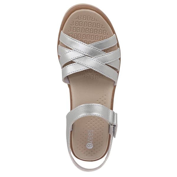 Womens BZees Rhythm Strappy Wedge Sandals - Boscov's