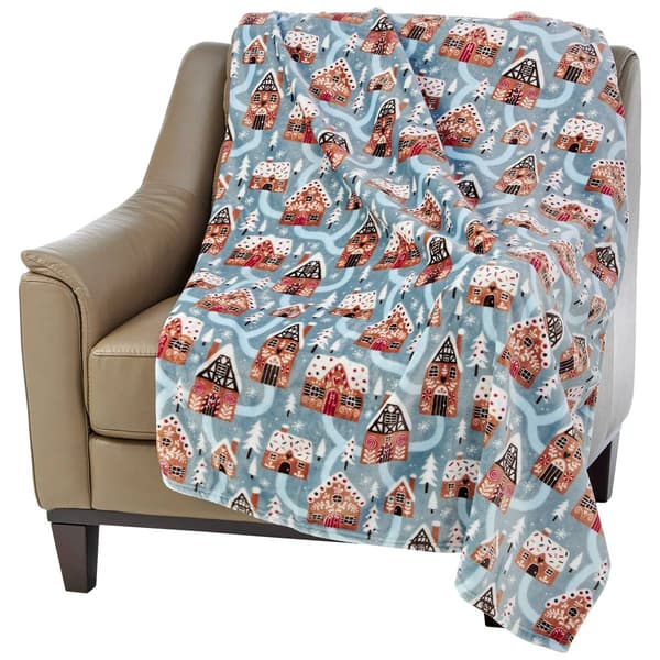 Ashley Cooper™ Cookie Cottage Plush Throw - Boscov's