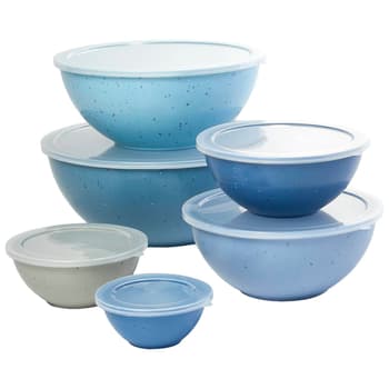 12pc. Speckled Mixing Bowl Set - Blue - Boscov's