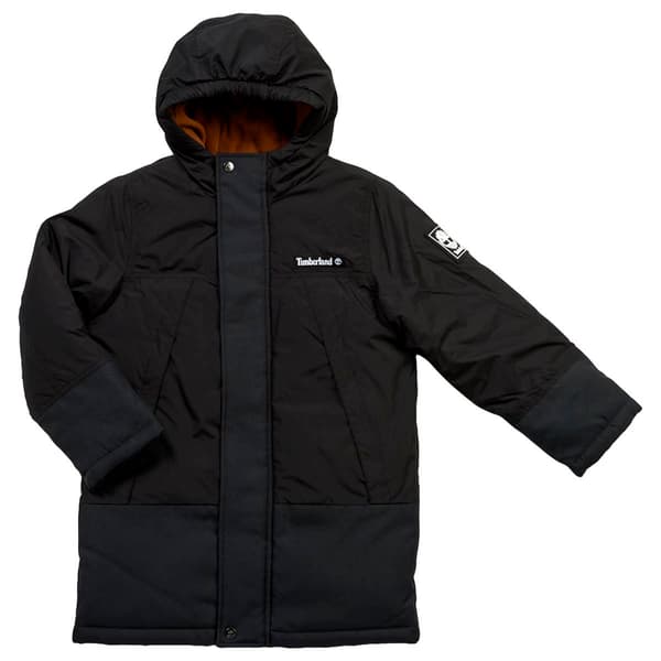 Boys (8-20) Timberland Texture Block Coat - Black - Boscov's