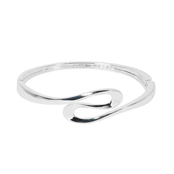 Danecraft Silver Plated Squiggle Bangle Bracelet - Boscov's