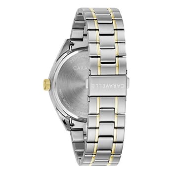 Mens Caravelle Two-Tone Bracelet Watch - 45B154 - Boscov's