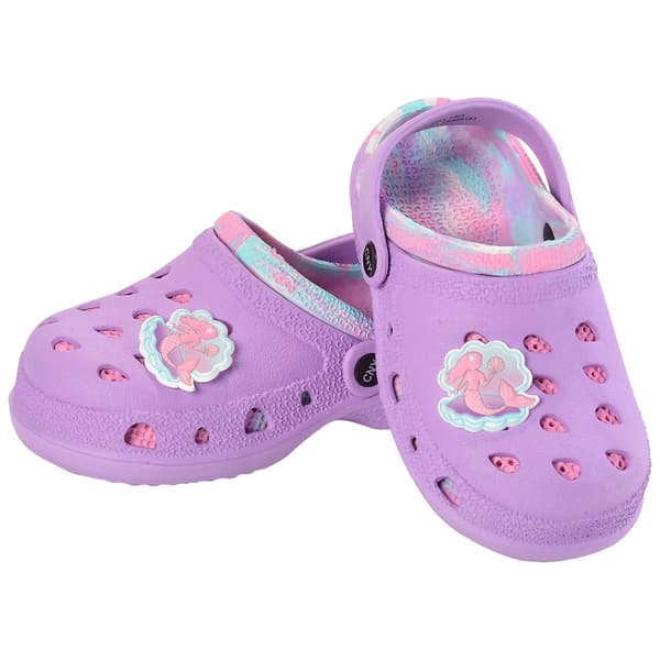 Girls Capelli New York Two-Tone Sweet Mermaid Clogs - Boscov's