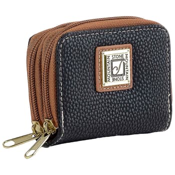 Womens Stone Mountain Cornwall Small Double Zip Wallet - Boscov's