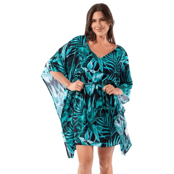 Womens Jantzen Bold Paradise June Short Cover-Up - Boscov's