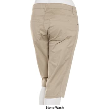 Plus Size Purple & More 5 Pocket 17in. Denim Capri Pants - Boscov's