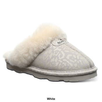 Womens BEARPAW® Cozy Loki Exotic Leopard Glitter Slippers - Boscov's
