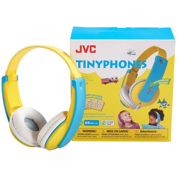Kids JVC Over-Ear Wired Headphones - Yellow - Boscov's