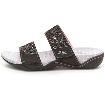 Womens JBU by Jambu Sport Wildflower Slide Charcoal Sandals - Boscov's