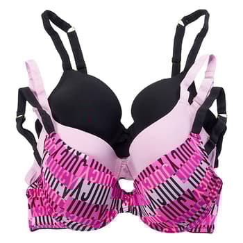 Juniors Juicy Couture 3pk. Push-Up Micro Bras JC4603-3PKP - Boscov's