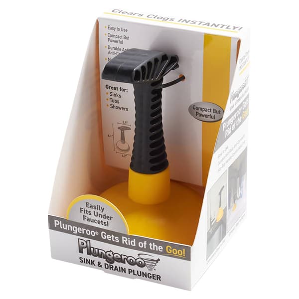 As Seen On Tv Plungeroo Mini Sink And Drain Plunger Boscovs