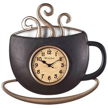 Westclox Coffee Cup Wall Clock - Boscov's