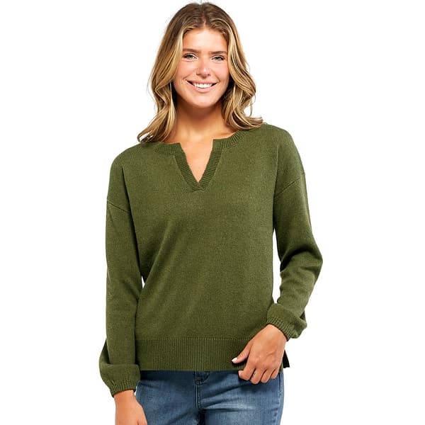 Womens Architect® Long Sleeve V-Neck Pullover Sweater - Boscov's