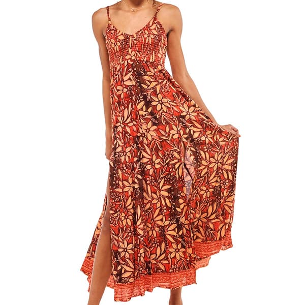 Juniors Angie Eternal Flame Maxi Slip Dress - Boscov's