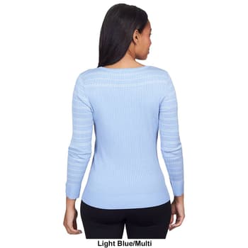 Plus Size Emaline Special Item Pullover Stripe Sweater - Boscov's