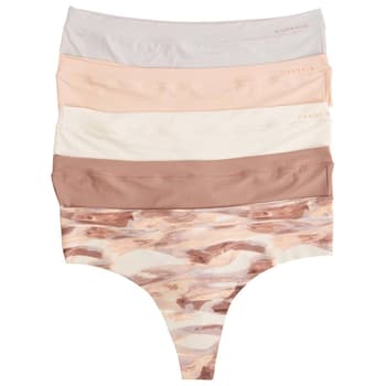 Womens Danskin 5pk. Laser Micro Thong Panties - DS3234-5PKA - Boscov's