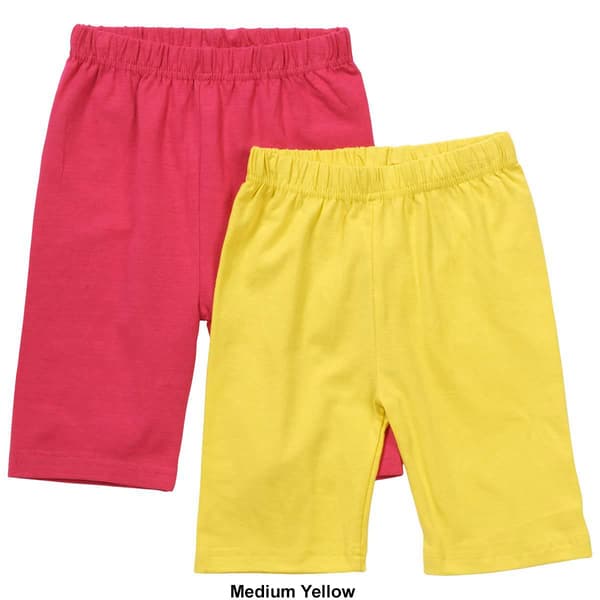 Girls (4-6x) Pink Angel™ 2pk. 4in. Solid Bike Shorts - Boscov's