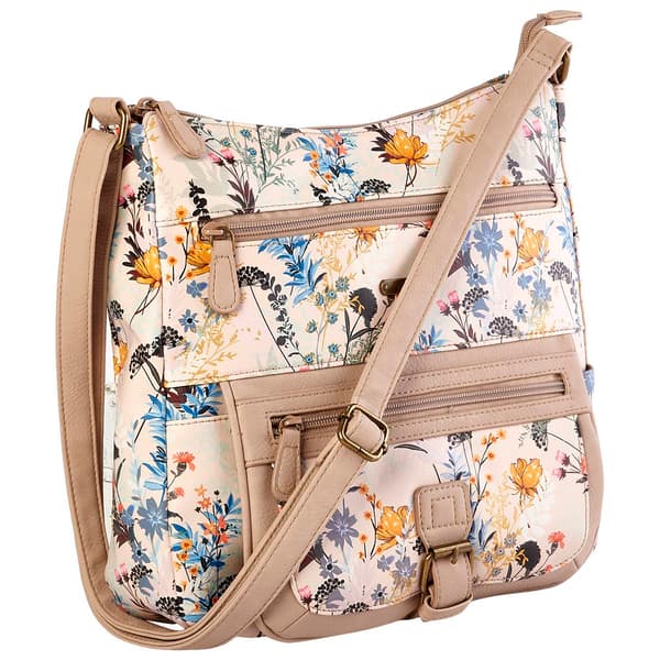 MultiSac Flare Large Floral Crossbody - Boscov's