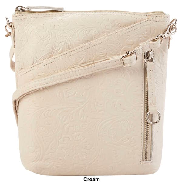 Great American Leatherworks Diagonal Pocket Emboss Minibag - Boscov's