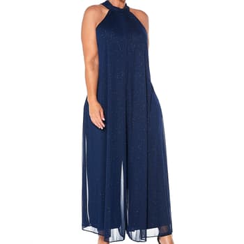Plus Size MSK Sleeveless Halter Jumpsuit - Boscov's