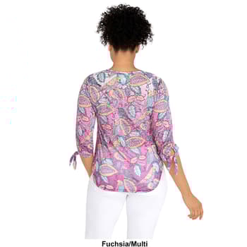 Womens Ruby Rd. Must Haves II 3/4 Sleeve Knit Top - Boscov's